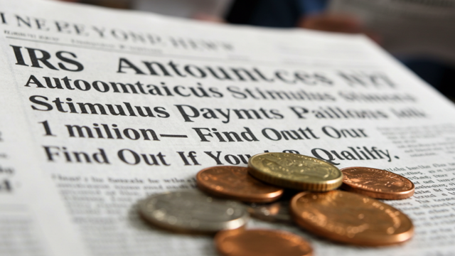 IRS Announces Automatic Stimulus Payments for 1 Million—Find Out If You ...