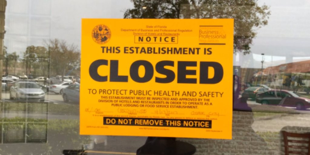 Eight Central Florida Restaurants Temporarily Closed after Failing ...