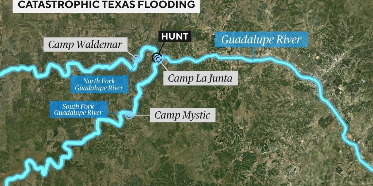 Texas Floods 2025: Maps show Worst Hit Locations - The Sagonline