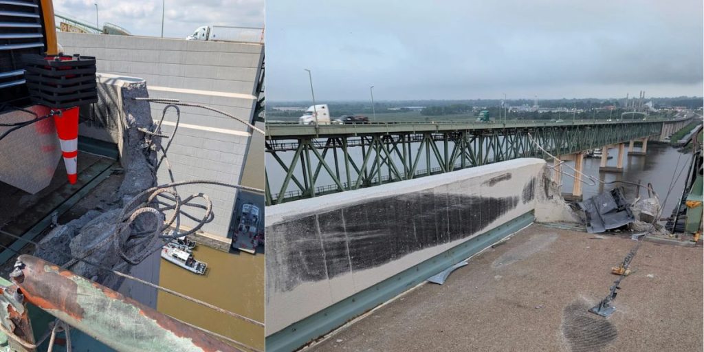 Tractor-Trailer Plunges Off Delaware Memorial Bridge into River - The ...