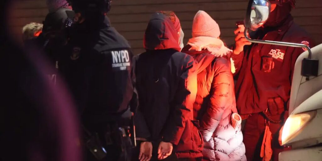 Dozens of Anti-ICE Protesters Arrested at Manhattan Hotel After Lobby ...